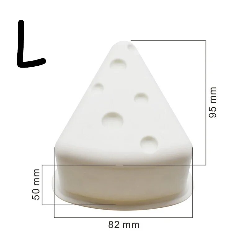 Силиконовая форма для торта "Сыр" 9.5x8.2x5cm