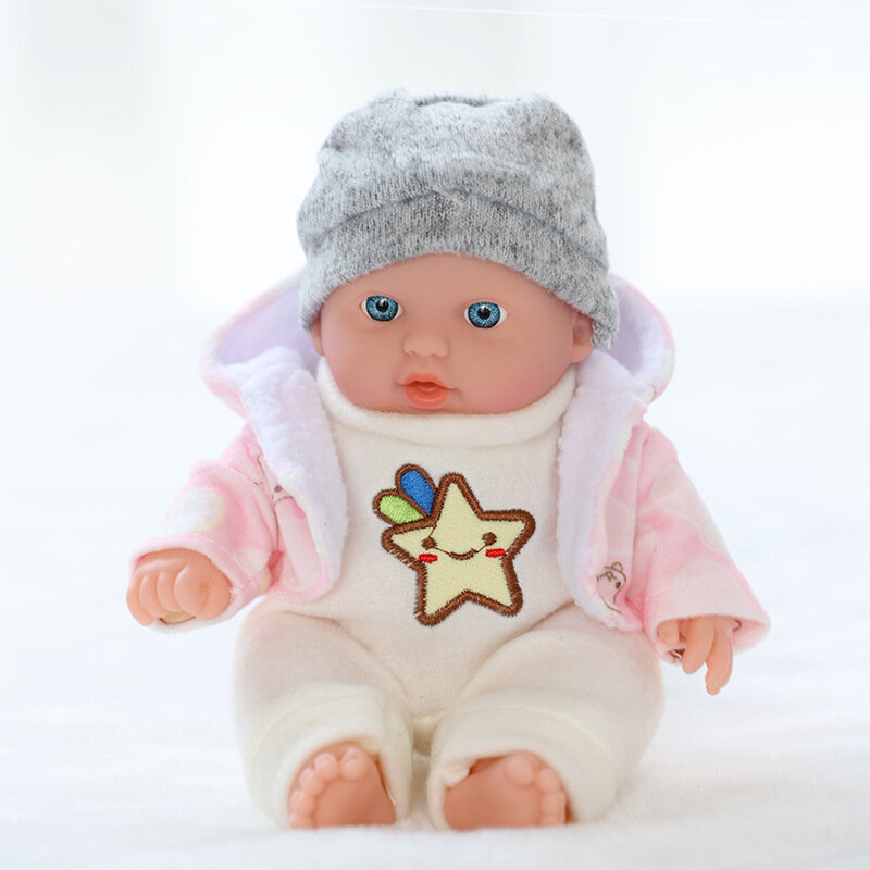 2026 Реалистичная кукла 20 см, африканская черная кукла, виниловая кукла реборн, детская игрушка, милая фигурка, оптом