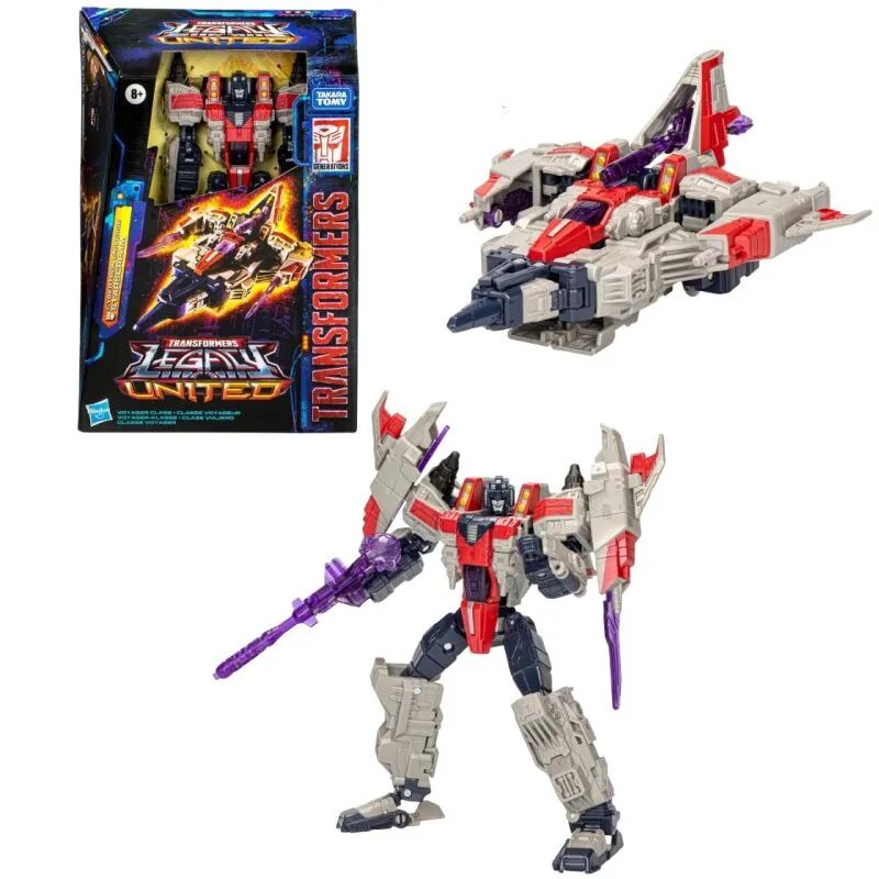 Трансформеры Hasbro Игрушка Transformers Legacy United Voyager Class Cybertron Universe Starscream 7-inch (17.5 cm) F8543