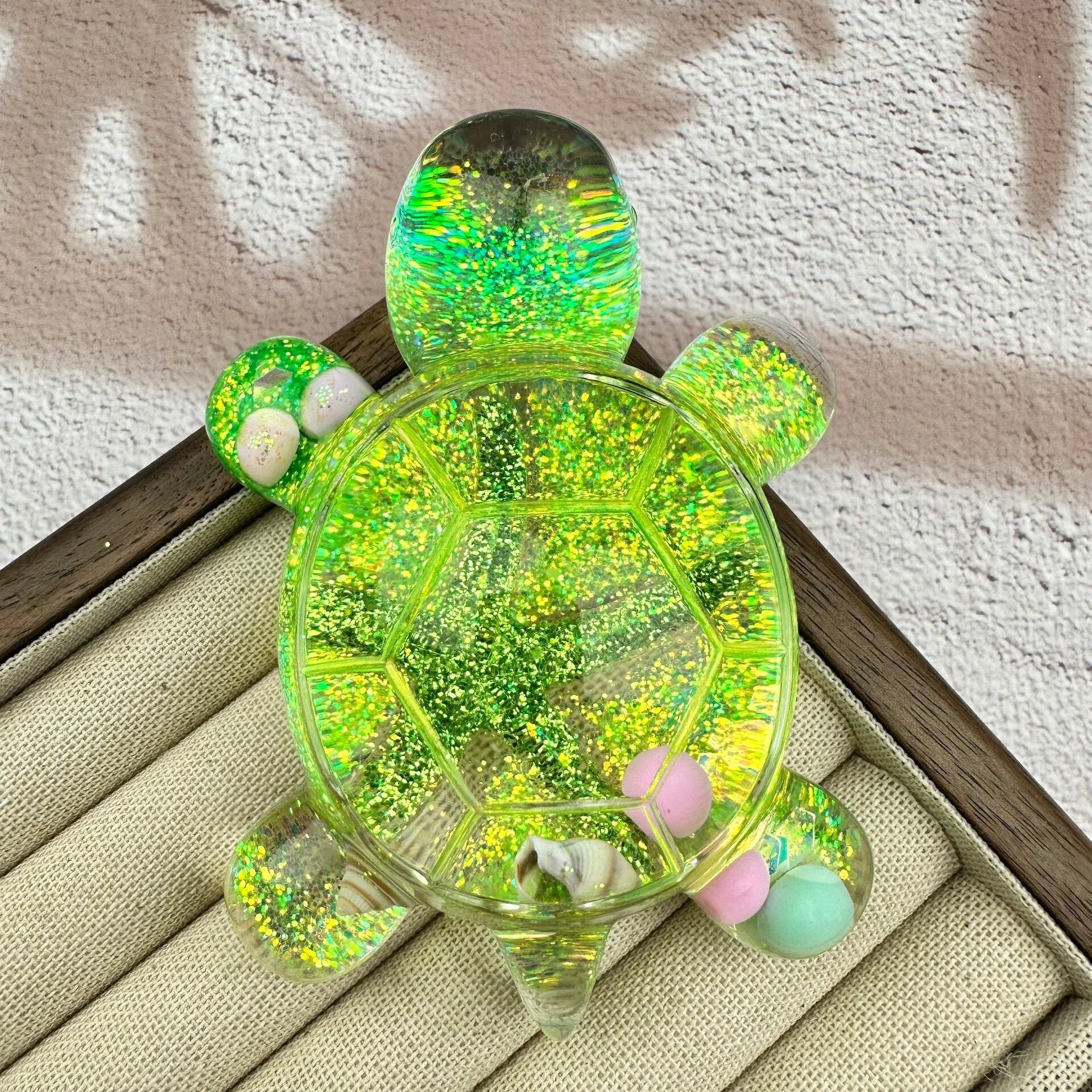 Светящаяся взрывная бусина, модель песка, морская звезда, черепаха, популярный товар на TikTok, большой размер, декор для автомобиля и офиса, DIY игрушка