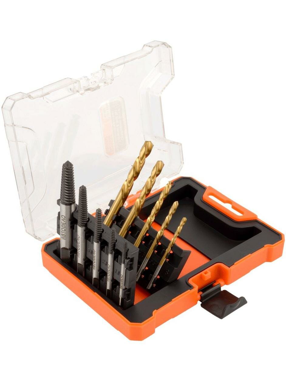 Набор экстракторов и сверл М3-М18, 10 предметов, АвтоDело (40544)