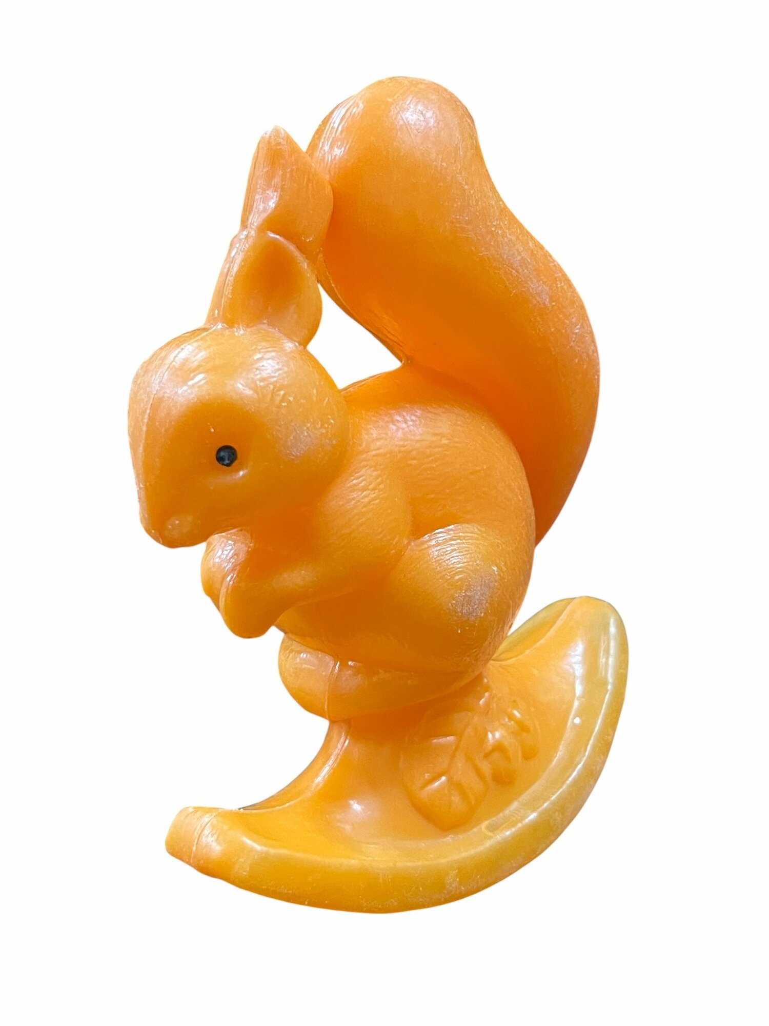 Советская игрушка белка, дутый пластик. Дутыш, сделано в СССР.