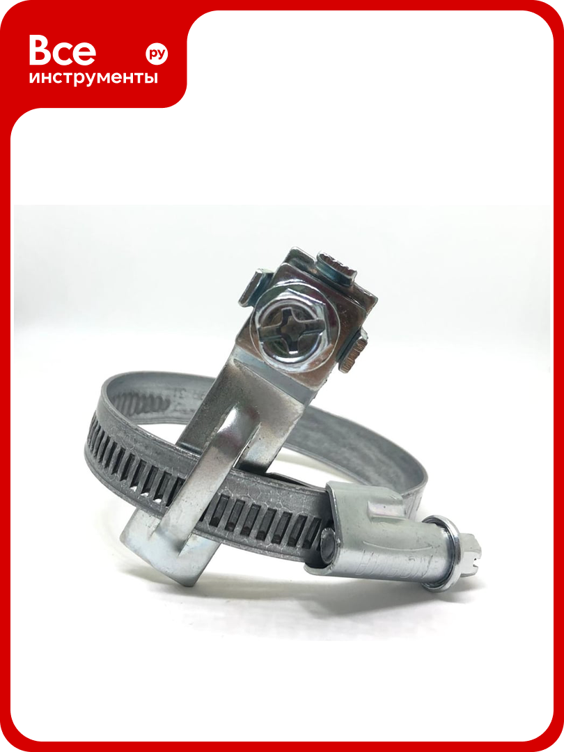 Хомут заземления универсальный Мир Хомутов МХ 100-120 W2 H100-120ZZ42 из нержавеющей стали, для кабеля