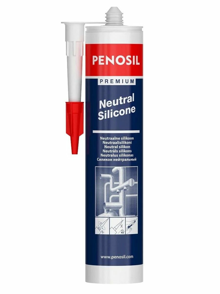 Герметик Penosil силиконовый нейтральный, бесцветный, 280 мл
