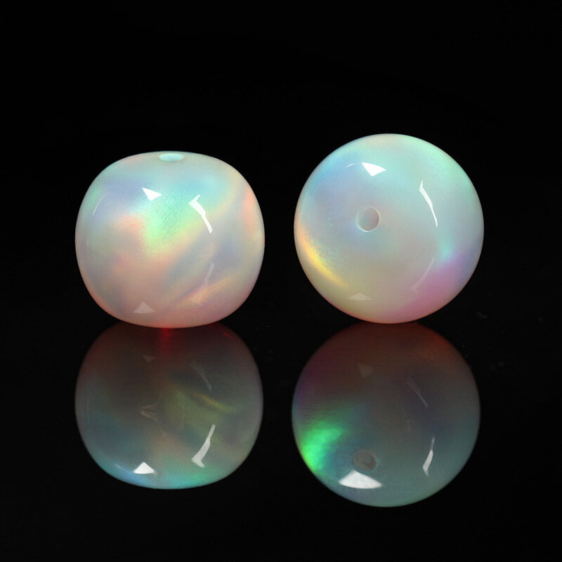 Горячие продажи искусственных авроровых опаловых бусин в старом стиле, свободные бусины, бусины для браслетов, одиночные бусины, разделительные бусины, аксессуары для DIY ювелирных материалов для женщин