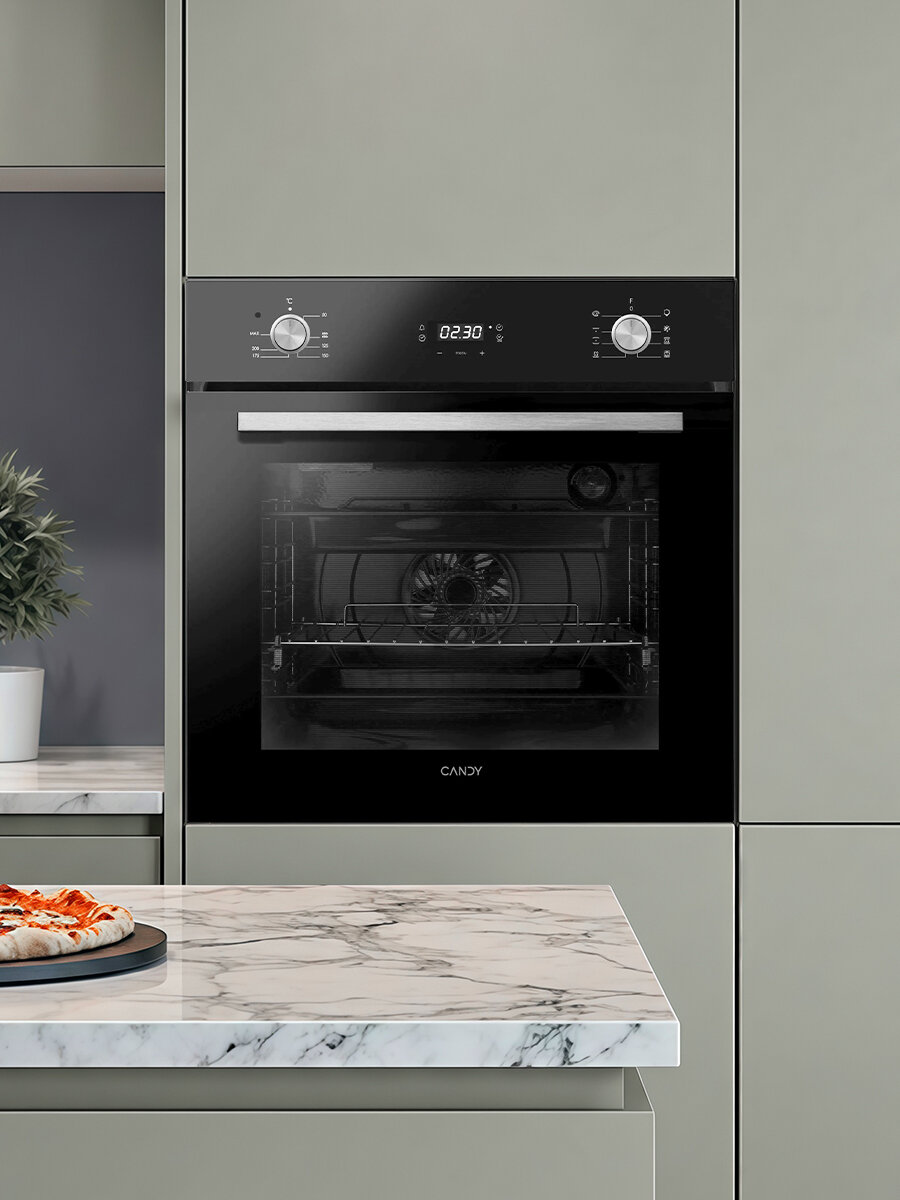 Духовой шкаф Candy COS615NL, электрический, гидролизный, с грилем, черный