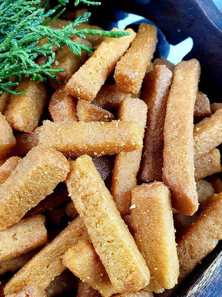Лутовские гренки пшенично-ржаные "Красная икра", упаковка 1кг.