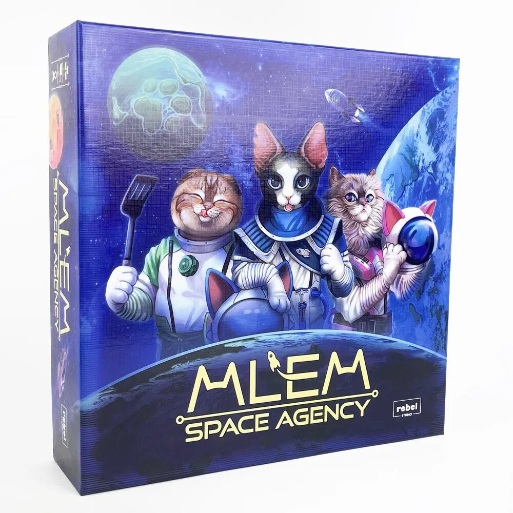 MLEM: Стратегическая Игра 2-5 Игроков 30-60 Минут Вечеринки + Коврик