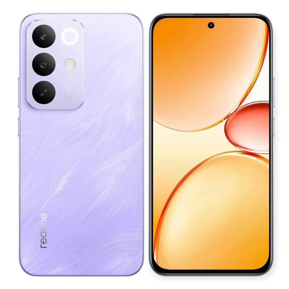 6.8" Смартфон realme С85 Pro 6/128 ГБ, 2344x1080, AMOLED, 120 Гц, 7000 мА*ч (Si-C), фиолетовый