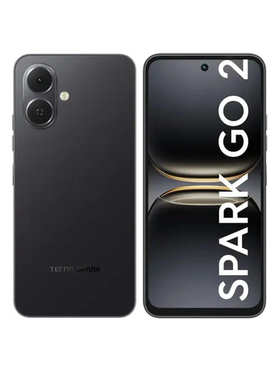 6.67" Смартфон SPARK Go 2 LTE 3+64 ГБ черный РСТ