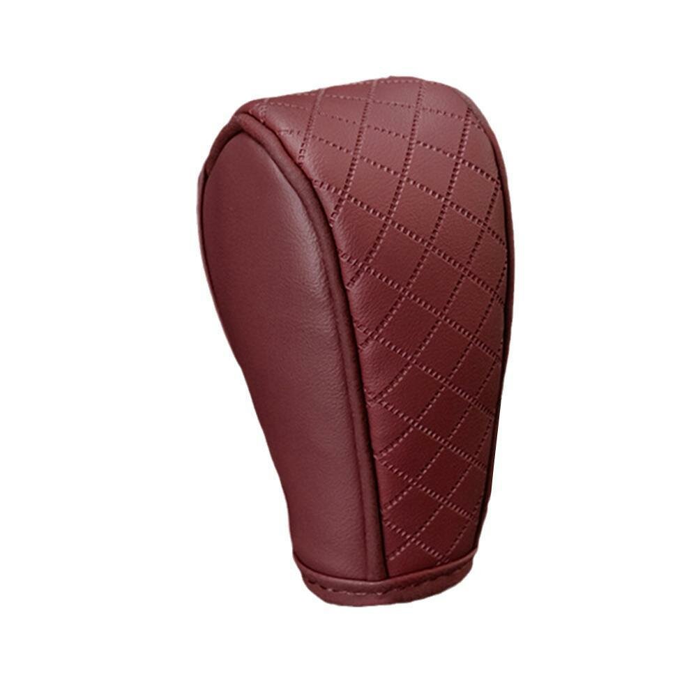 1 шт чехлы на рычаг (ручку) кпп и ручного тормоза искусств. кожа универсальные