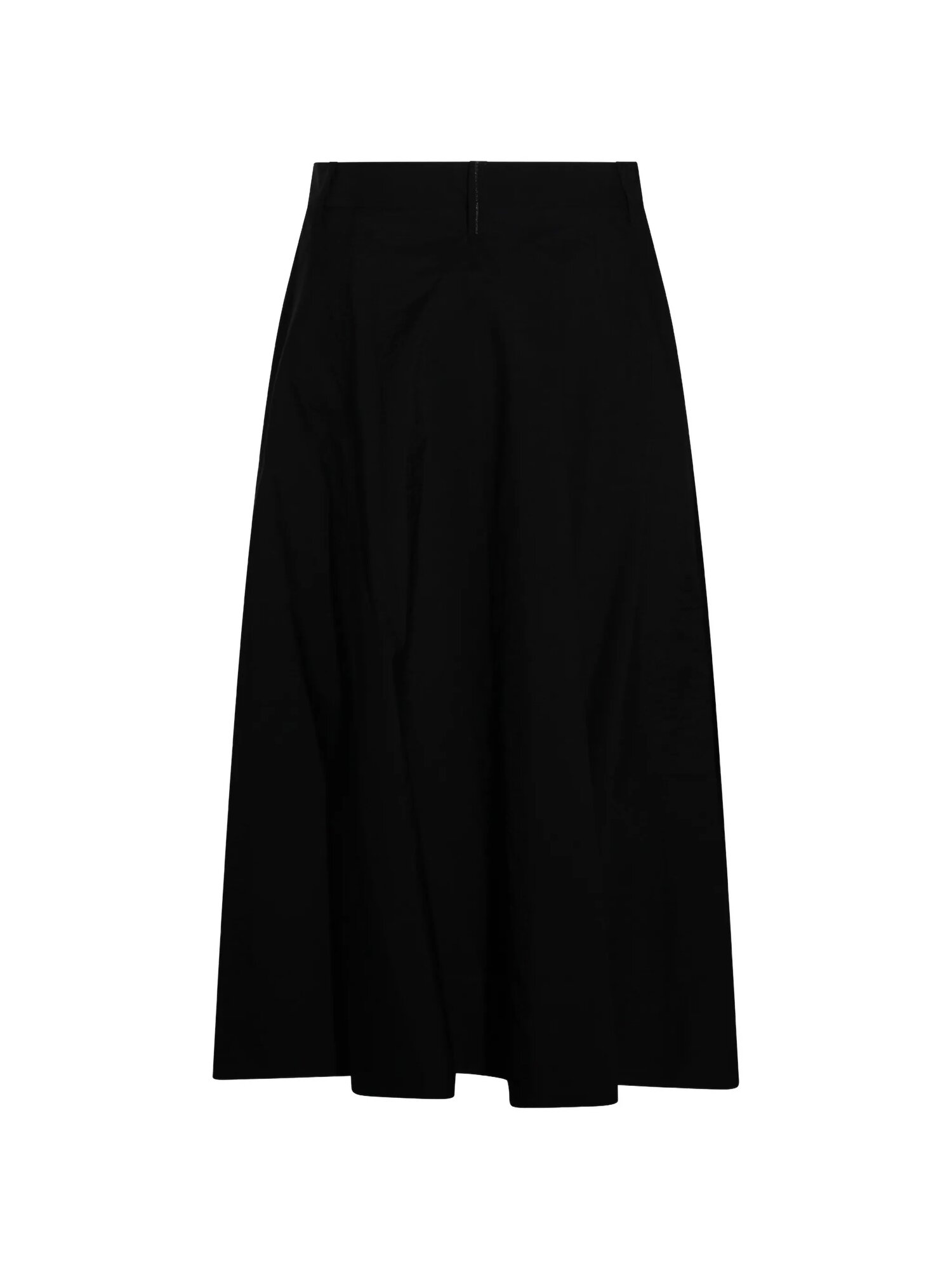 Юбка BRUNELLO CUCINELLI Button flared skirt, размер 40, черный — фото 1