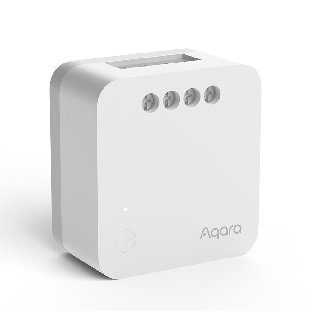 Aqara T1 Single Way Switch Module Белый Zigbee 3.0 Без или с нейтральным проводом Wireless Relay Controller Smart home Timers Power Monitoring 100-250VAC 50/60Hz MAX 5A 3W-1250W 2.4GHz 30m 0°C-35°C 1шт