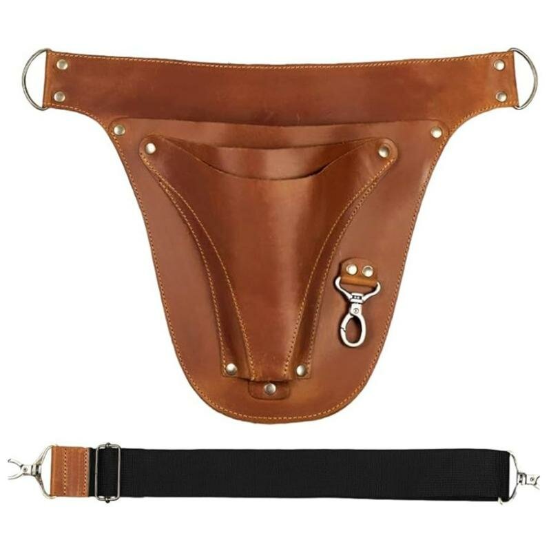 Кожаный ременный чехол для инструментов, Коричневый