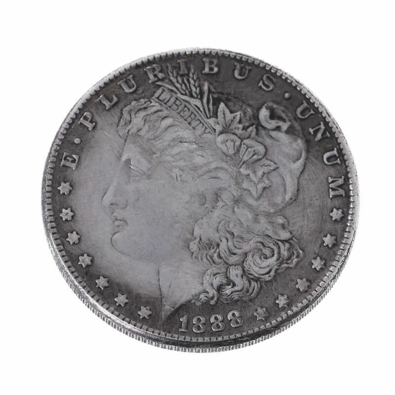 1 Американский серебряный доллар 1888 года выпуска, волшебная монета