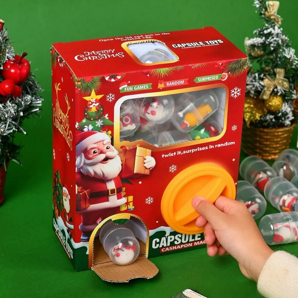 Адвент-календарь, Christmas Машина для приготовления гачи в коробке с сюрпризом