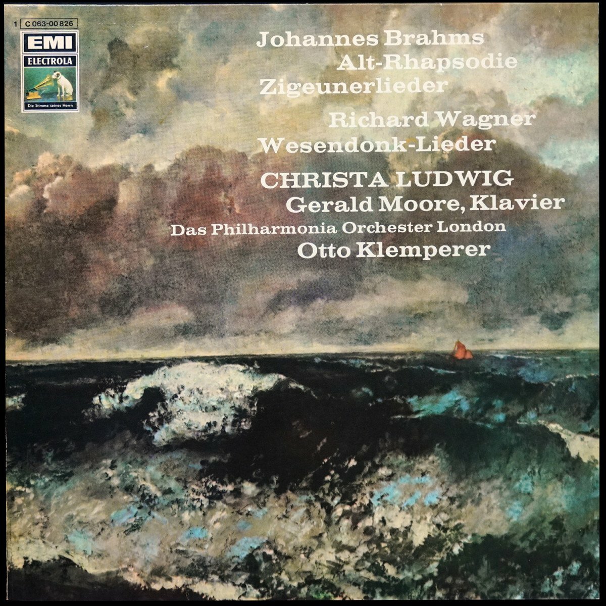 Виниловая пластинка EMI Electrola Otto Klemperer – Brahms: Alt-Rhapsodie, Zigeunerlieder / Wesendonk-Lieder