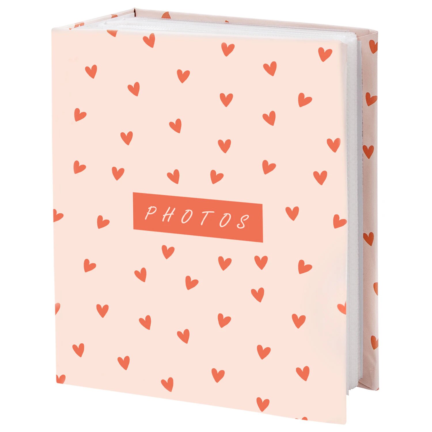 Комплектация 1 шт. Фотоальбом BRAUBERG «Pink hearts» на 100 фото 10×15 см, твердая обложка, 391436