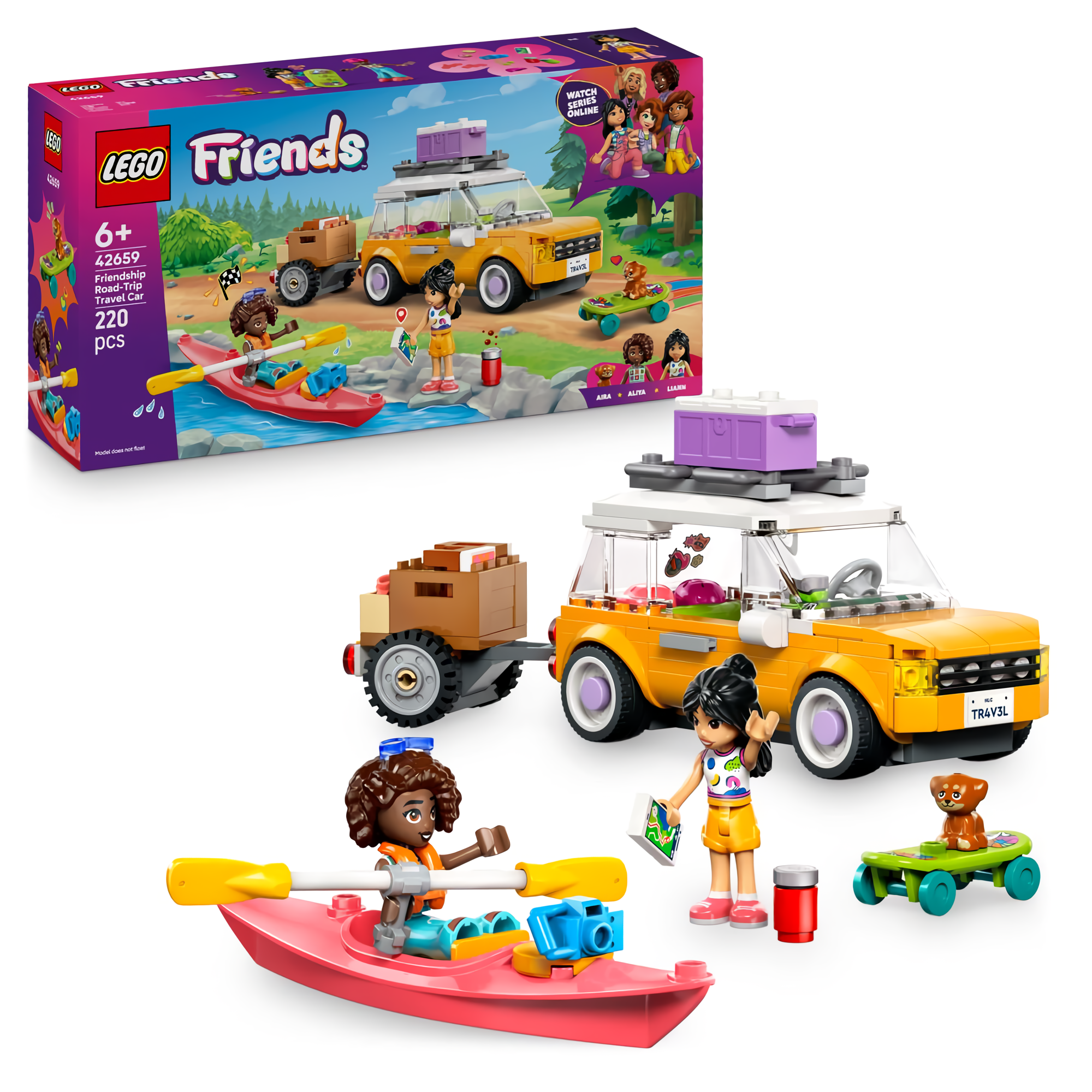 Конструктор LEGO Friends 42659 Машина для автопутешествий, 220 дет.