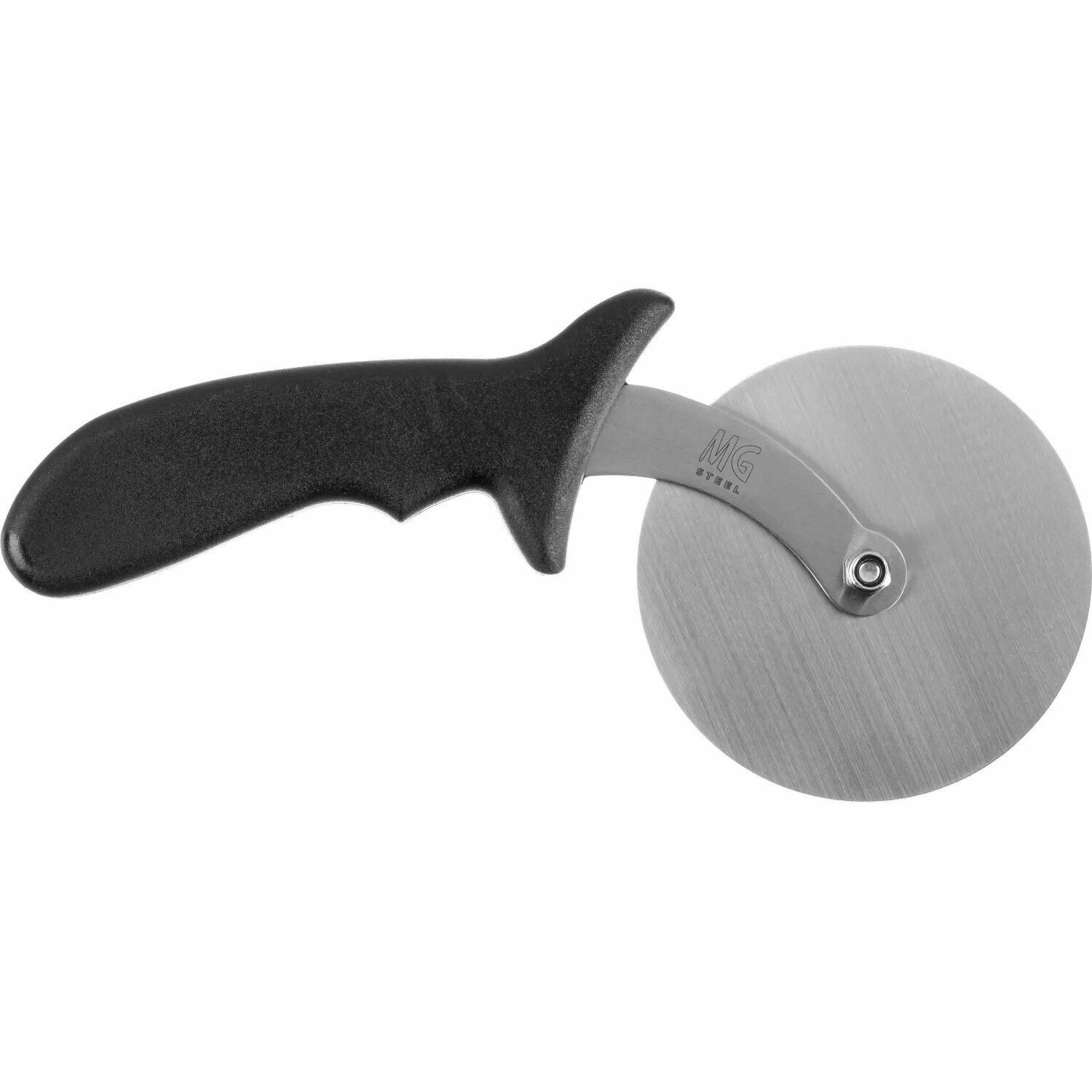 Нож для пиццы d=10 см нержавеющий, с черной пластиковой ручкой, MGsteel, 38740