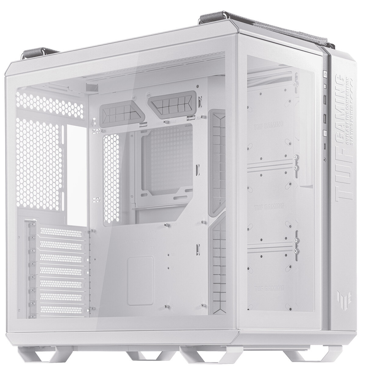 Корпус для ПК ASUS TUF GAMING GT502 PLUS TG ARGB WHITE (90DC0093-B19000) GT502 PLUS/WHT/TG уц-1