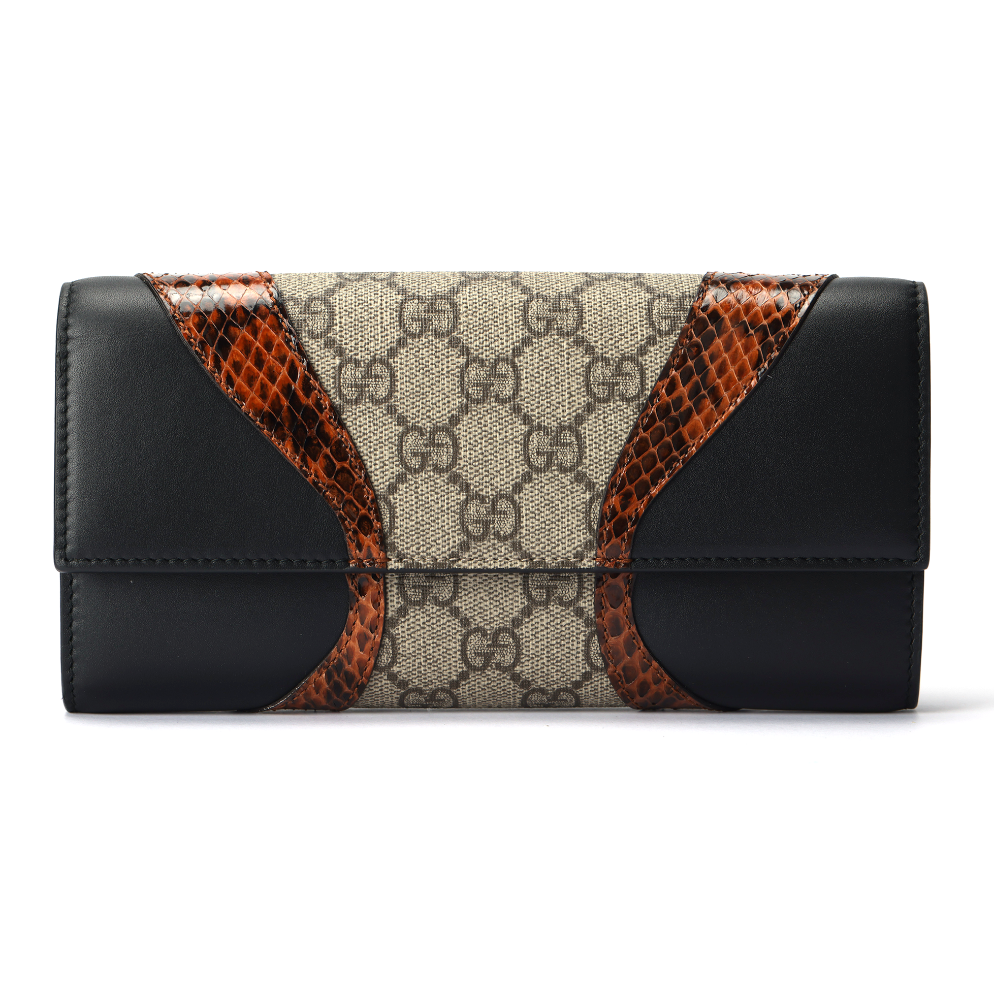 Бумажник GUCCI, черный — фото 1