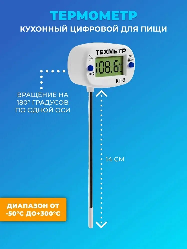 Техметр Кулинарный термометр