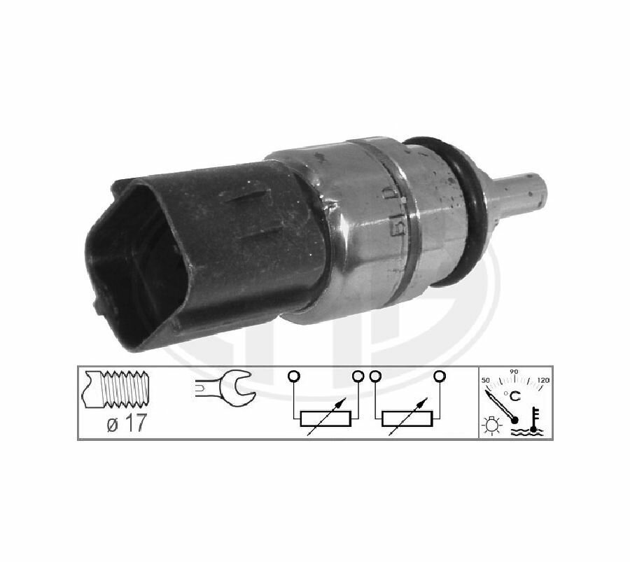 Датчик, температура ОЖ CHEVROLET AVEO/KALOS, DAEWOO MATIZ, ERA, 330582