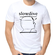 Футболка Slowdive, размер (70)10XL, белый