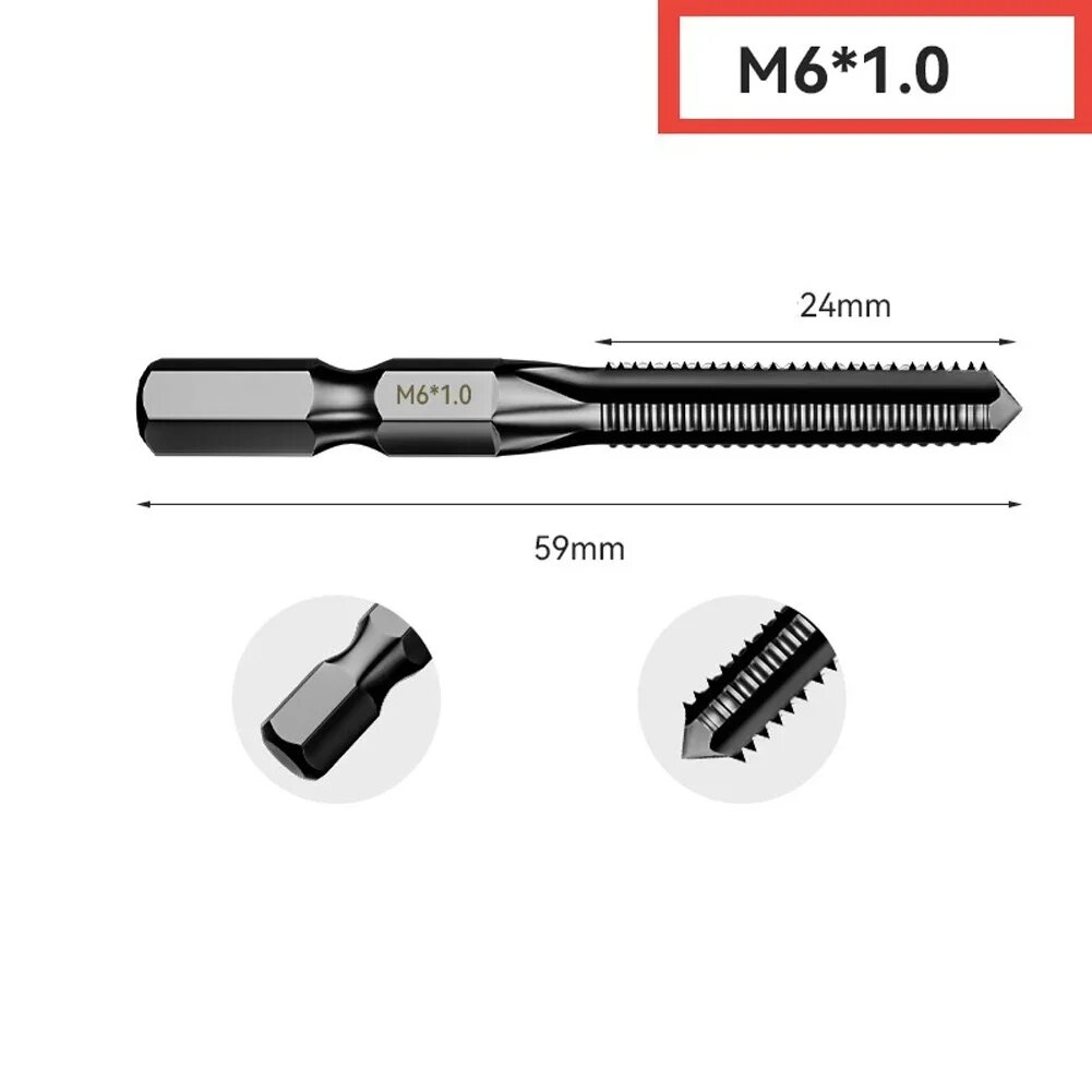 Метчики для резьбы VIBRATITE M2.5/3/4/5/6/8/10/12 6mm