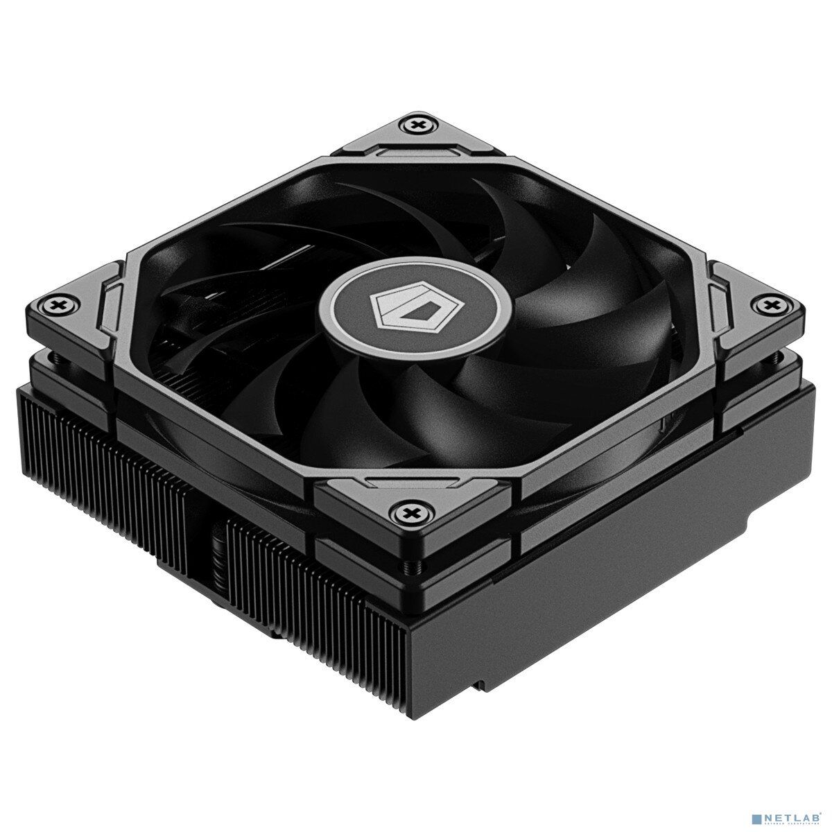 Cooler ID-Cooling IS-47-XT / V2 LGA1700/1200/115X/AM4 низкопрофильный высота 47mm TDP 95W, PWM, 4 тепл. трубки + медная база, FAN 92mm, черный) BOX