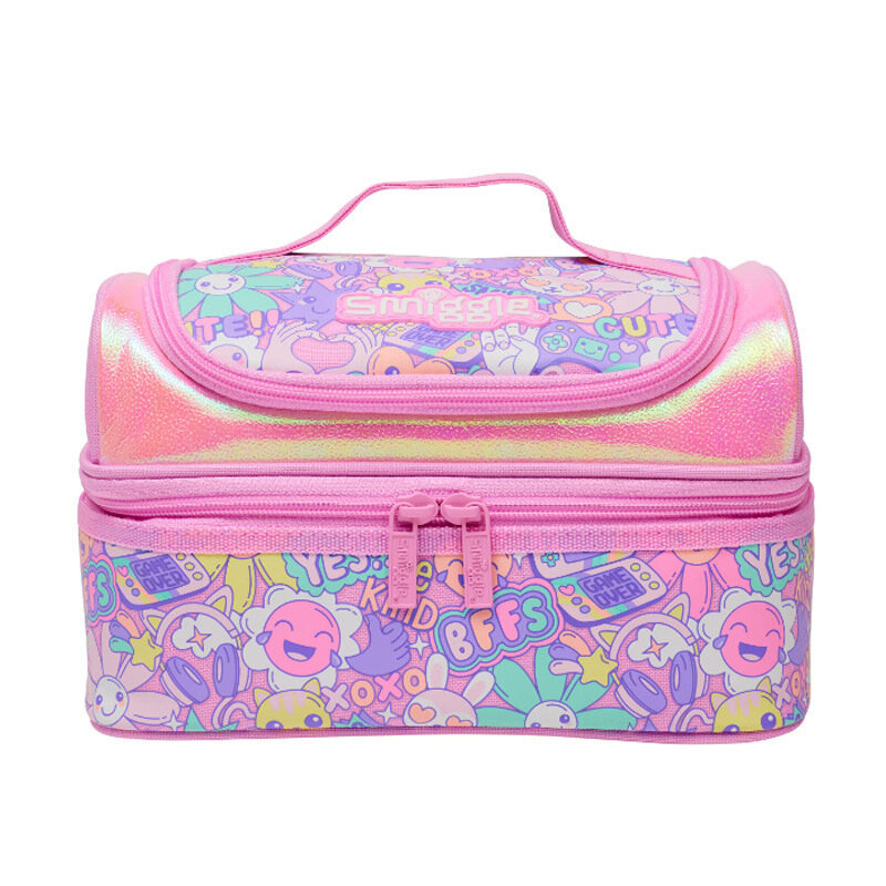 Термосумка Smiggle, фантазийный неоновый розовый, 25x9x15.5 см