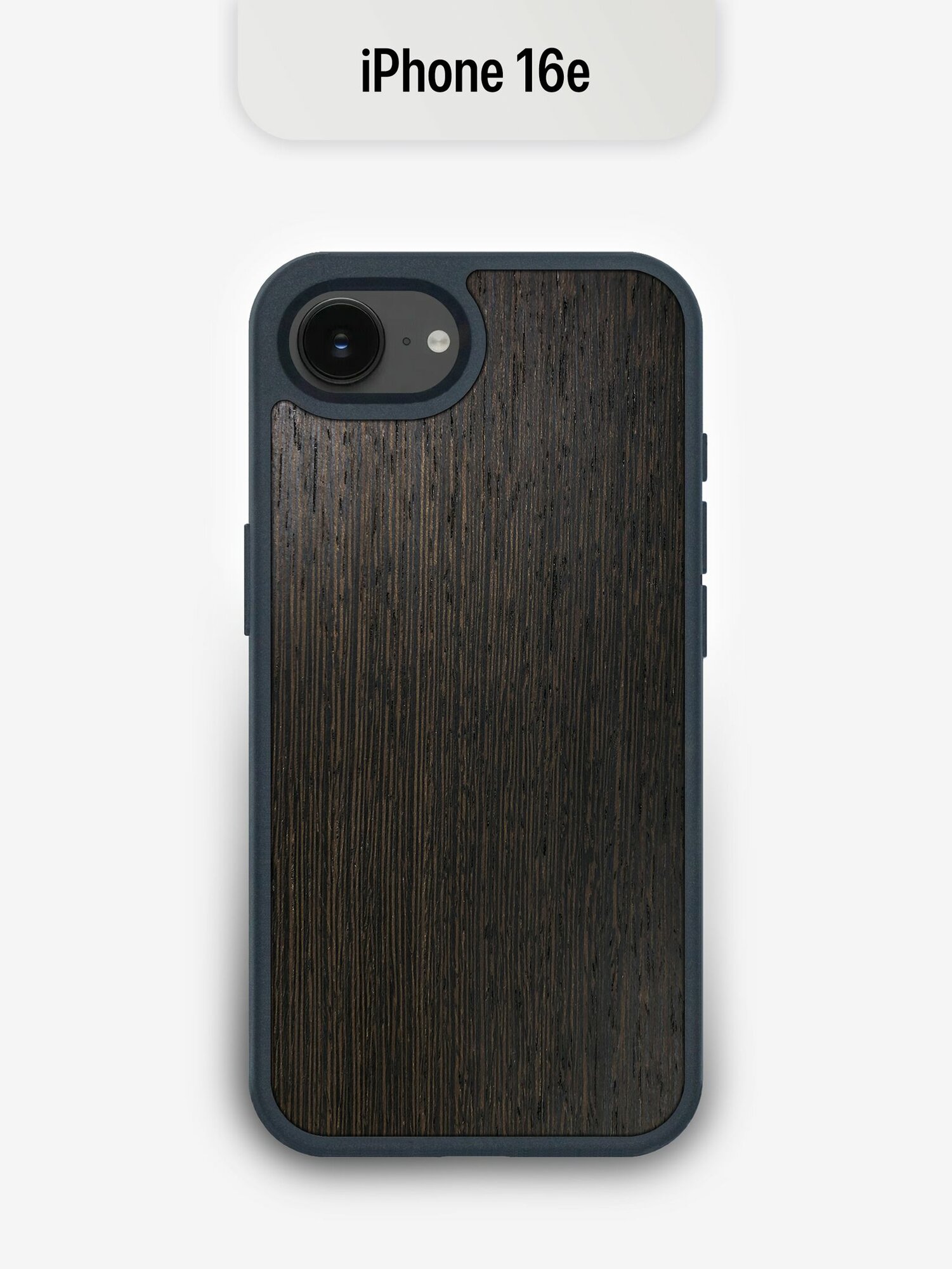 Деревянный чехол для iPhone 16e / Венге