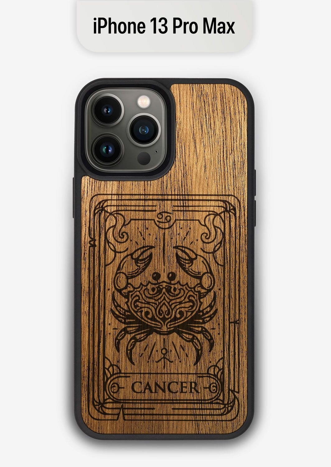 Деревянный чехол для iPhone 13 Pro Max Рак