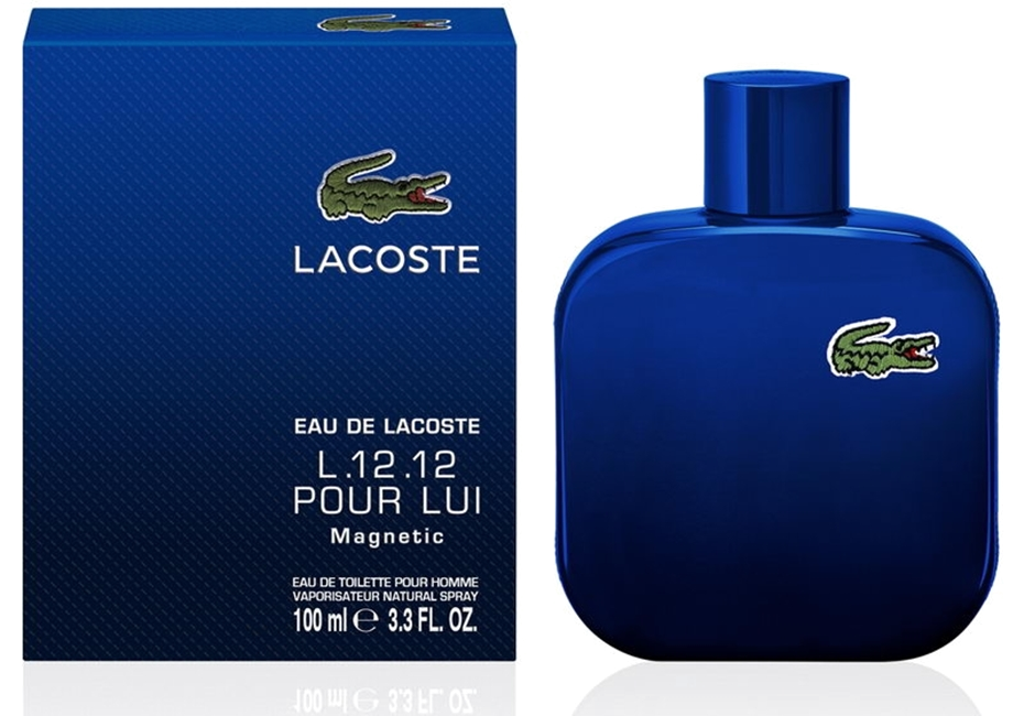 Парфюм для мужчин Lacoste L 12 12 Magnetic Pour Lui 100 мл - Лакост Л 12 12 Пур Луи Магнетик