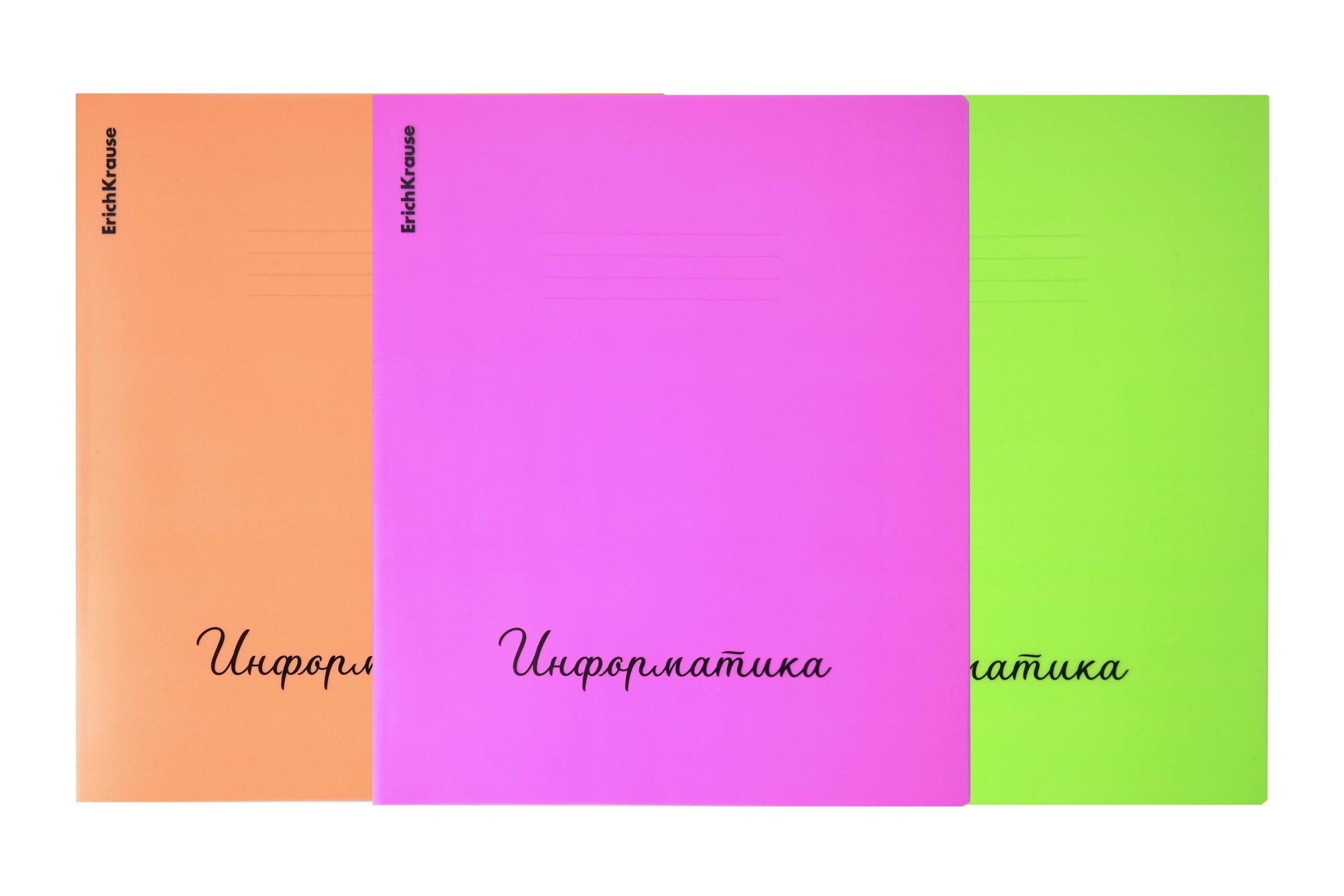 Тетрадь на кольцах «Neon. Информатика» в ассортименте 48 листов в клетку - Erich Krause