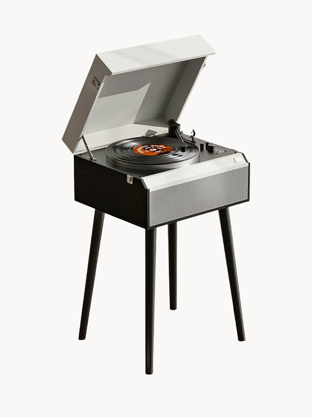 Проигрыватель виниловых пластинок напольный Years Stay Vinyl Record Player (HY-T21) Black/White