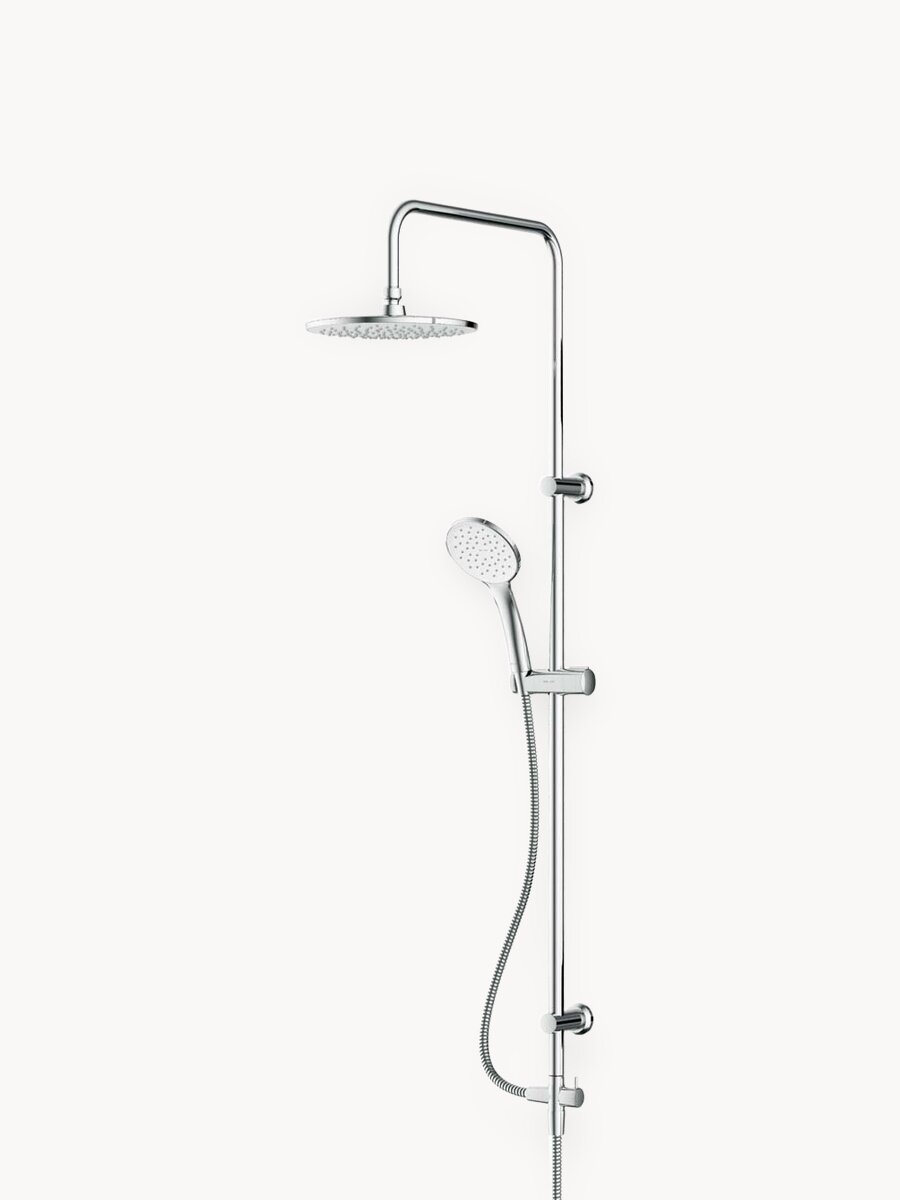 Душевая система с тропическим душем AM.PM Crave хром, комплект без смесителя
