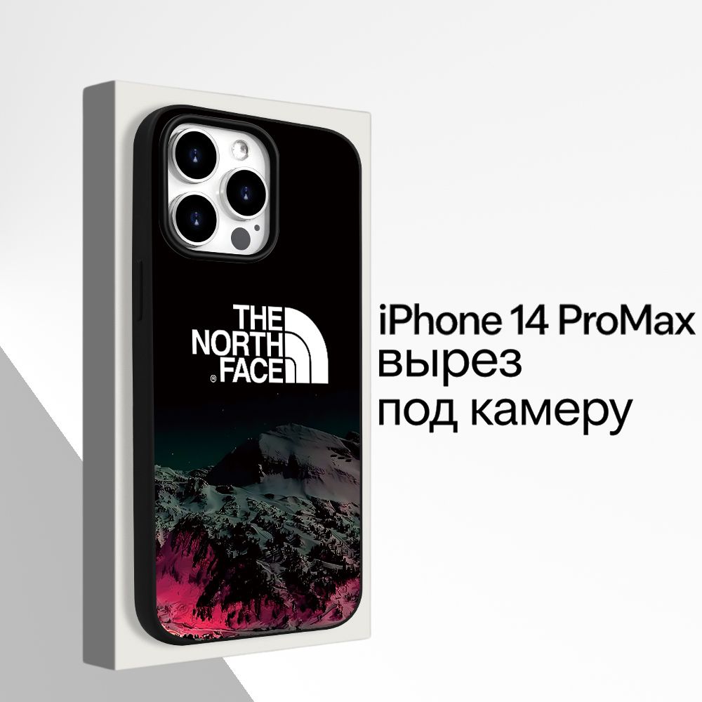 IPhone 14 Pro Max Чехол для телефона The North Face с горным пейзажем и водопадом