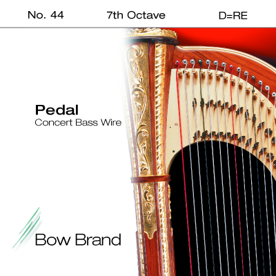 Harp D7 string Bow Brand Pedal Wires Tarnish Resistant - Concert harp D 7 octave bronze wound string