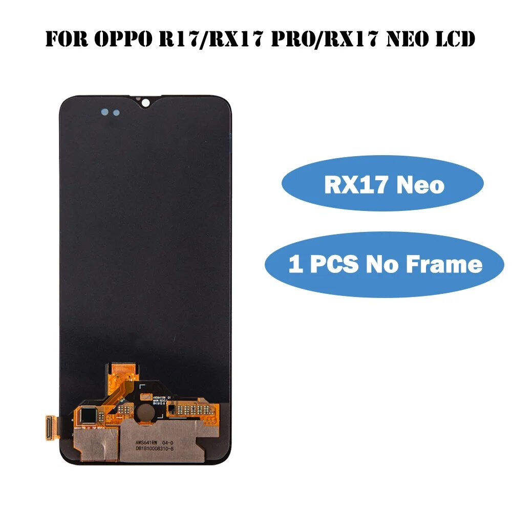 ЖК-дисплей AMOLED 6,4 дюйма для OPPO RX17 Neo RX17 PRO, сенсорный экран в сборе, сменный аксессуар для OPPO R17, ЖК-дисплей R17 Pro OLED RX17 Neo