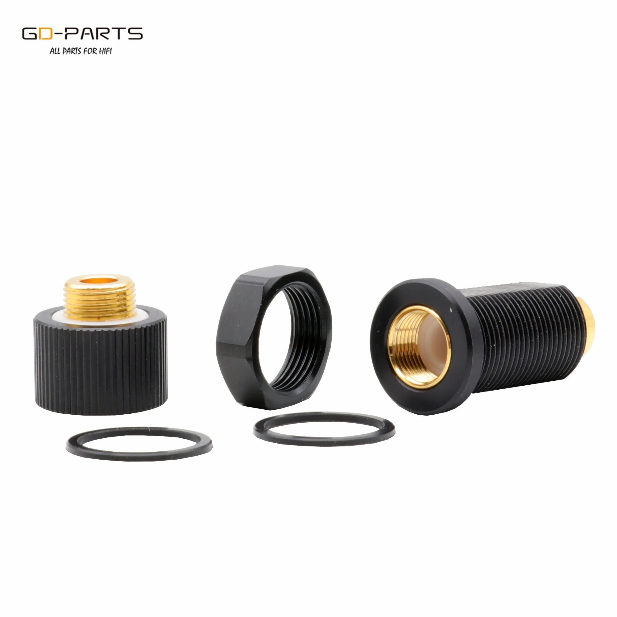 Держатель предохранителя GD-PARTS 5x20 мм, 250В, 15А, Gold Plated