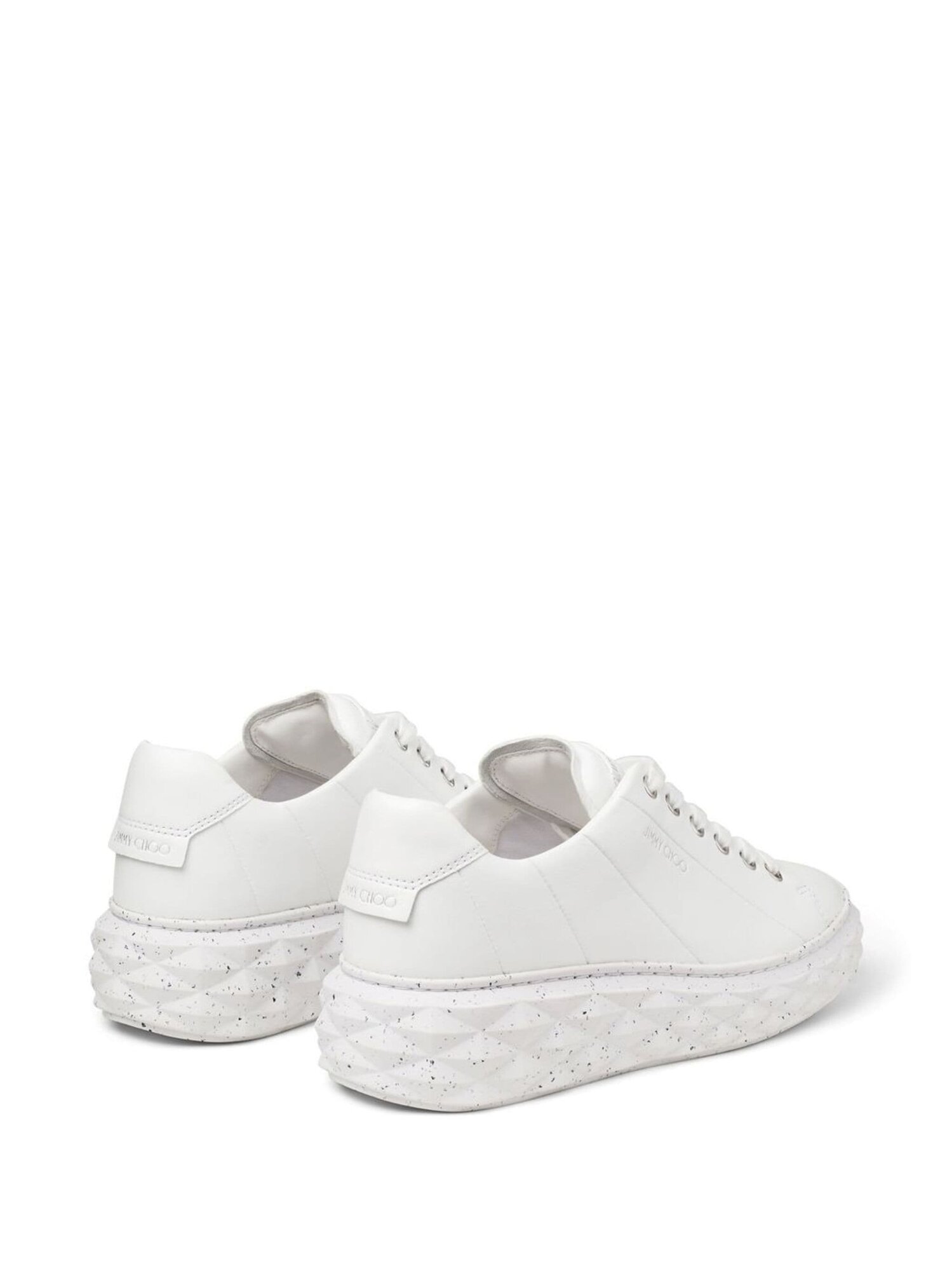 Кроссовки JIMMY CHOO Diamond Light Maxi/F sneakers, размер 43, белый — фото 1