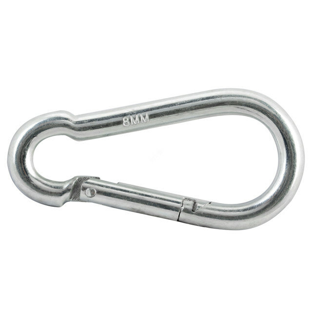 Карабин DIN5299C 8 ммпрочный сертифицированный элемент для альпинизма и туризма