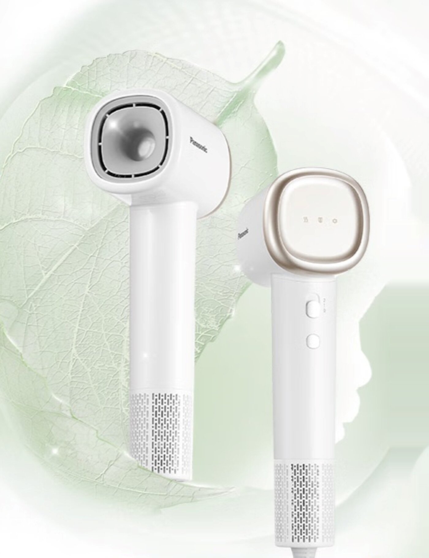 Высокоскоростной фен Panasonic (1520 Вт, 63,9 м/с, 110000 об/мин, 350 г) с интеллектуальной регулировкой температуры