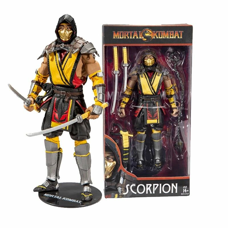 Фигурка Мортал Комбат Скорпион Mortal Kombat Scorpion фигурки 18CM