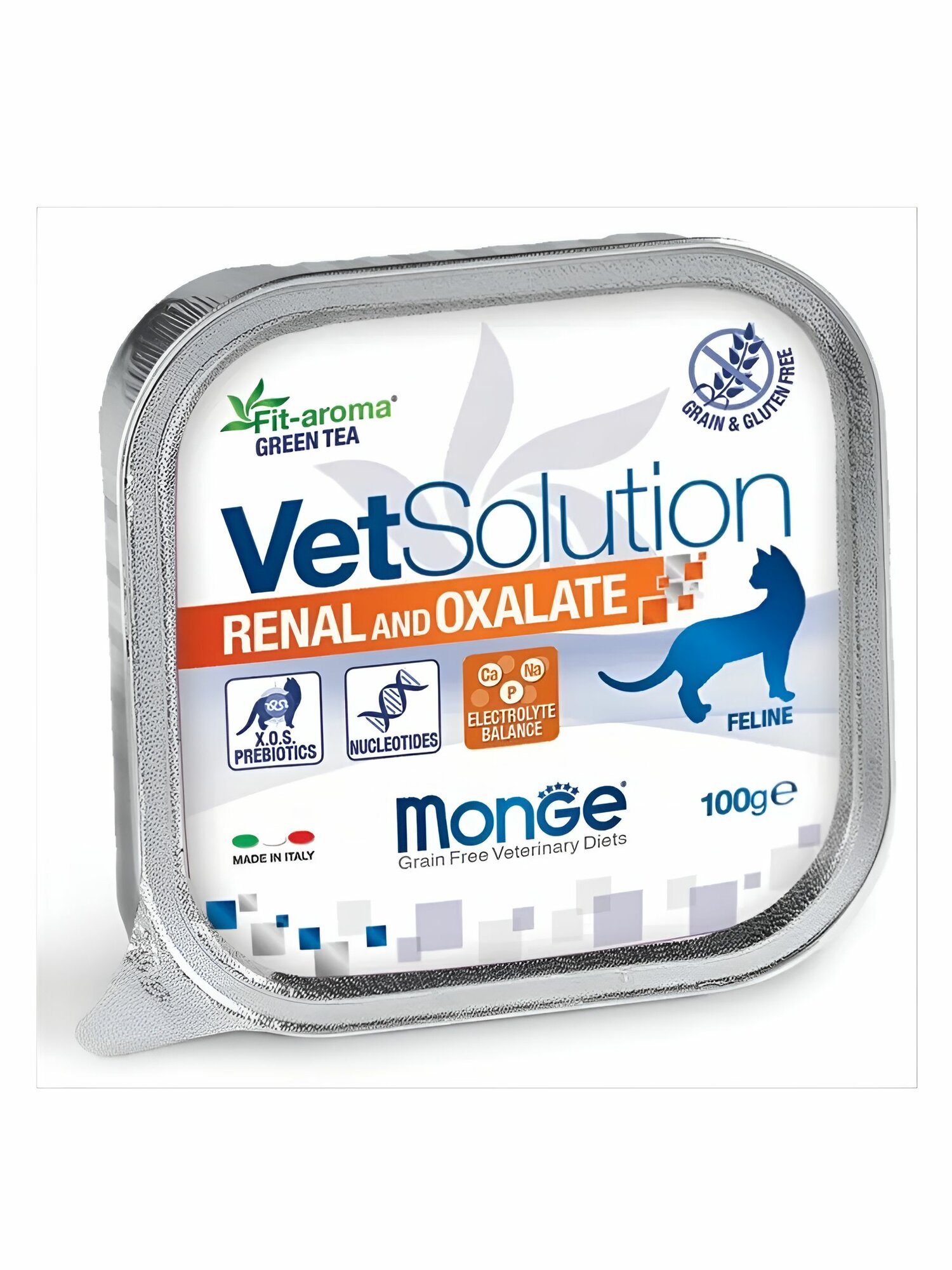 Влажный корм Monge VetSolution Renal and Oxalate Cat , ветеринарный паштет для кошек (24шт по 100г)