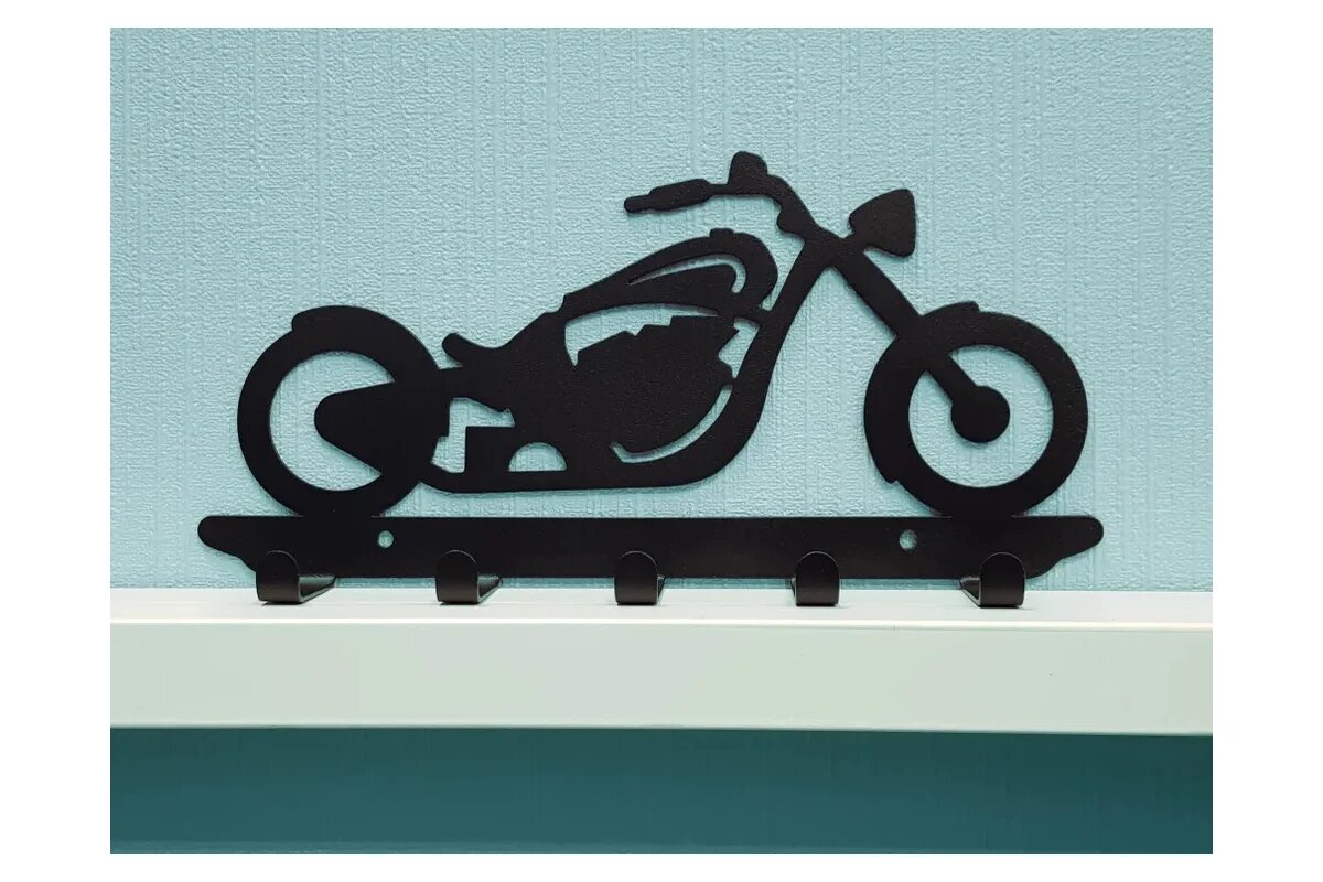 Parallax Крючок для одежды настенная в виде мотоцикла MOTO-001