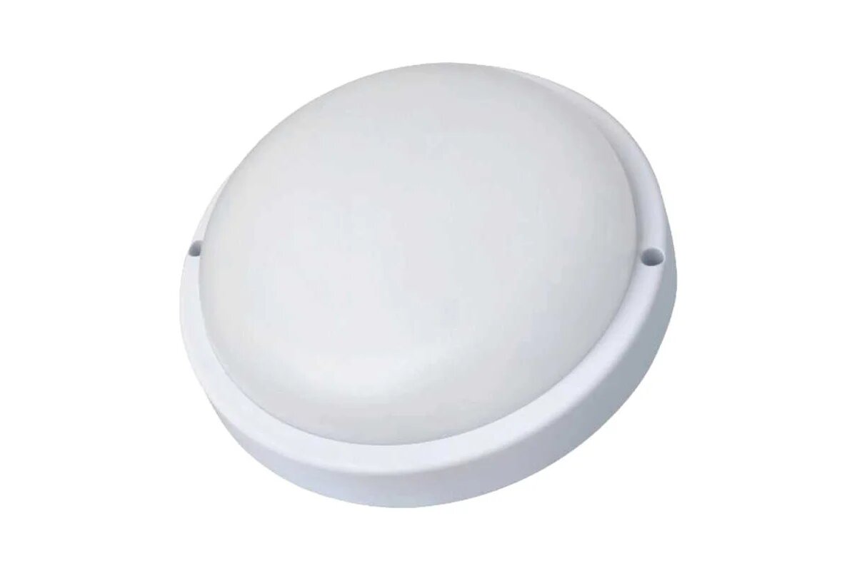 Космос Светильник ЖКХ с оптико-аккус датчиком ДПО 20Вт круг IP65 4000K 230В, KOC_DPO20WR1OA.4K