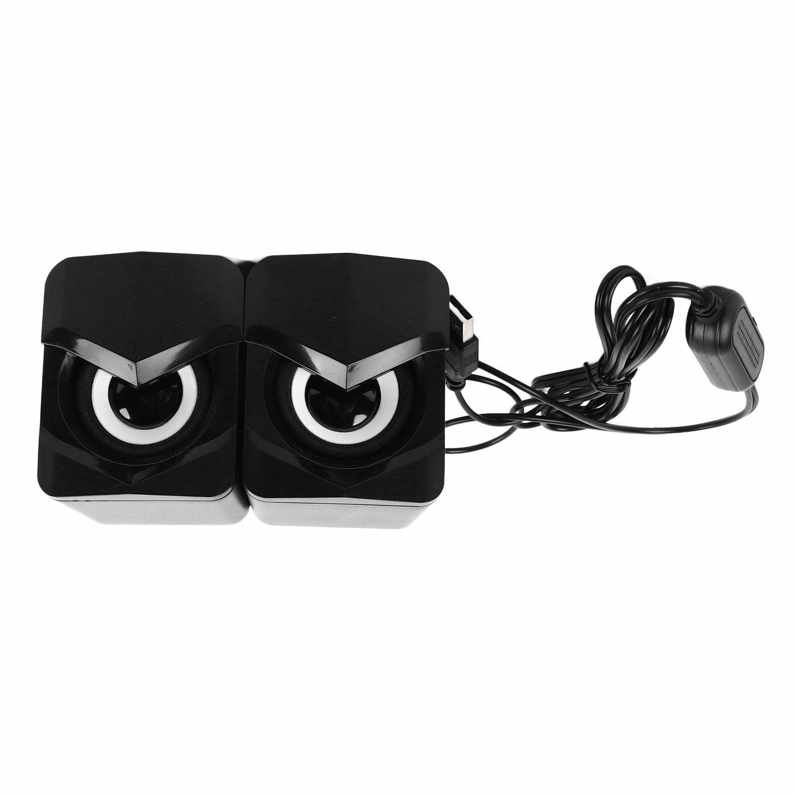 Компьютерные колонки 2 шт, портативные, проводные, с сабвуфером, для ноутбука